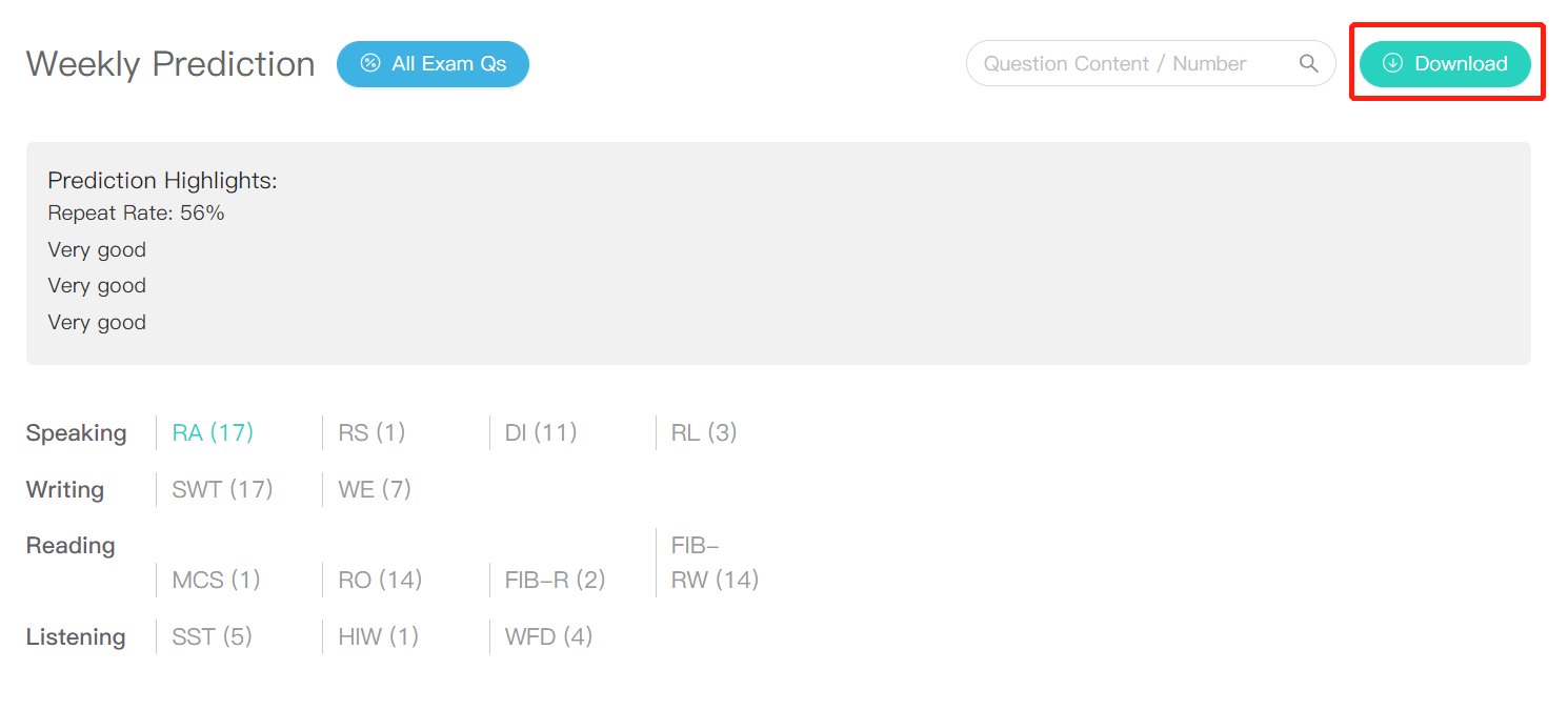 Exam Predictions - PTE APEUni